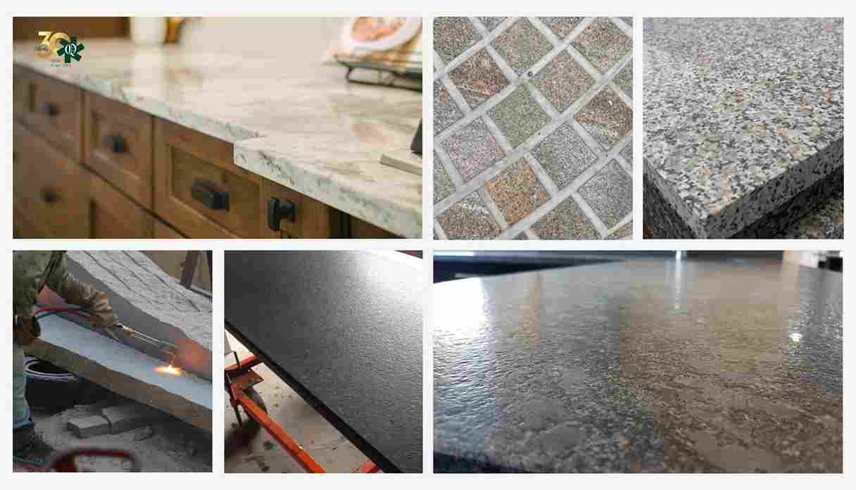 granite marbleized patterns