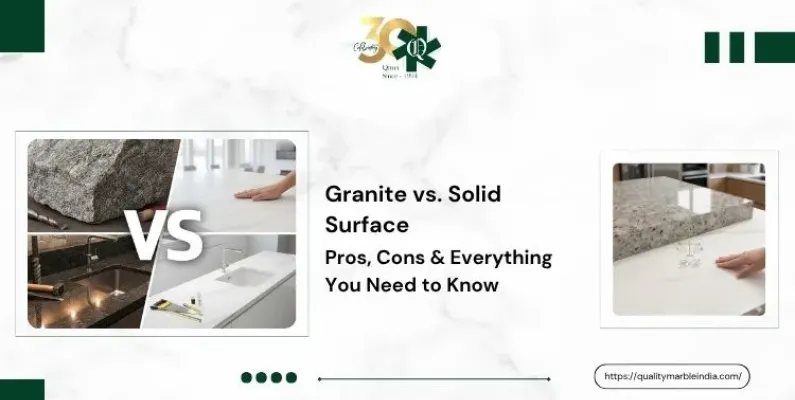 Granite vs. Solid Surface: Pros, Cons, and Everything You Need to Know